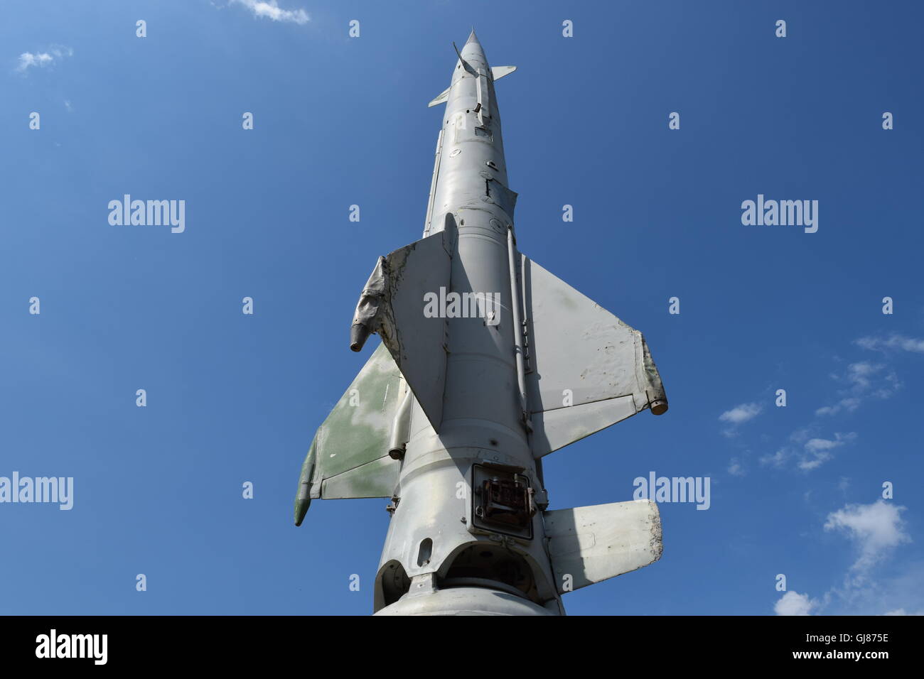 Museum copy of the aircraft. Monument of fighter aircraft. Military ...