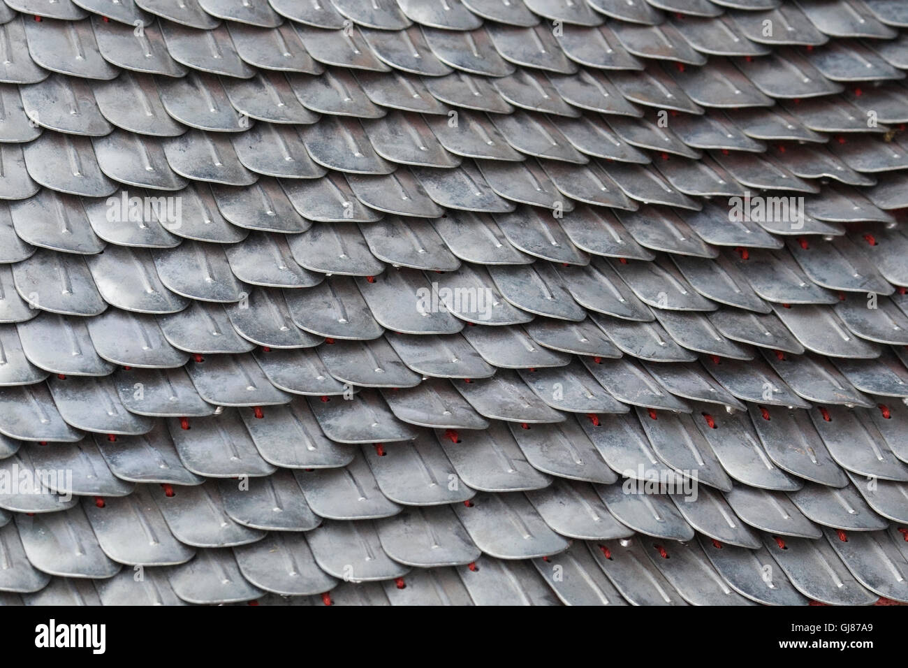 Scaled knights Armour pattern Stock Photo - Alamy