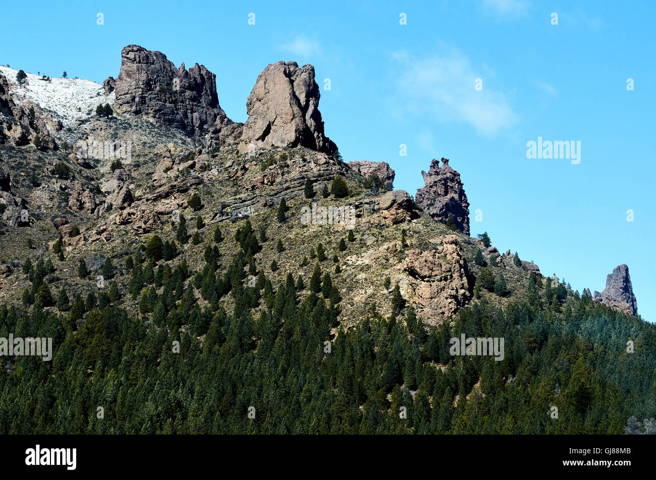 Beautiful and huge rocky formation in the Enchanted Valley in San ...
