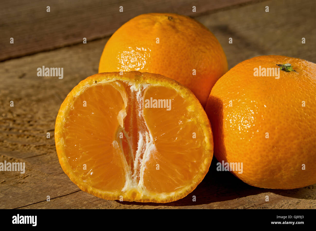 Clementines are a hybrid between a mandarin and an orange. The skin is ...
