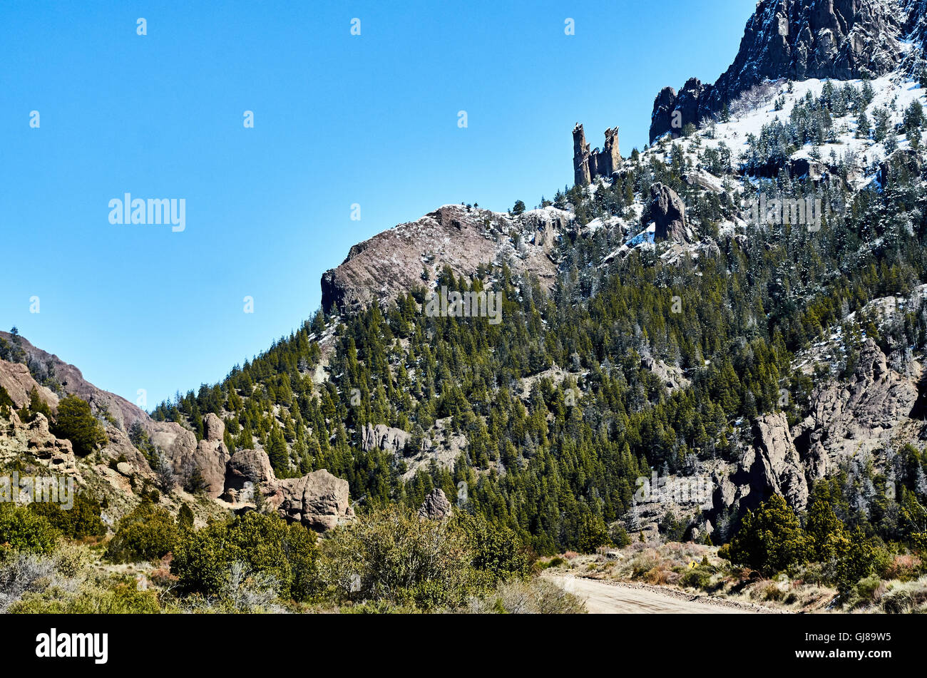 Beautiful and huge rocky formation in the Enchanted Valley in San ...