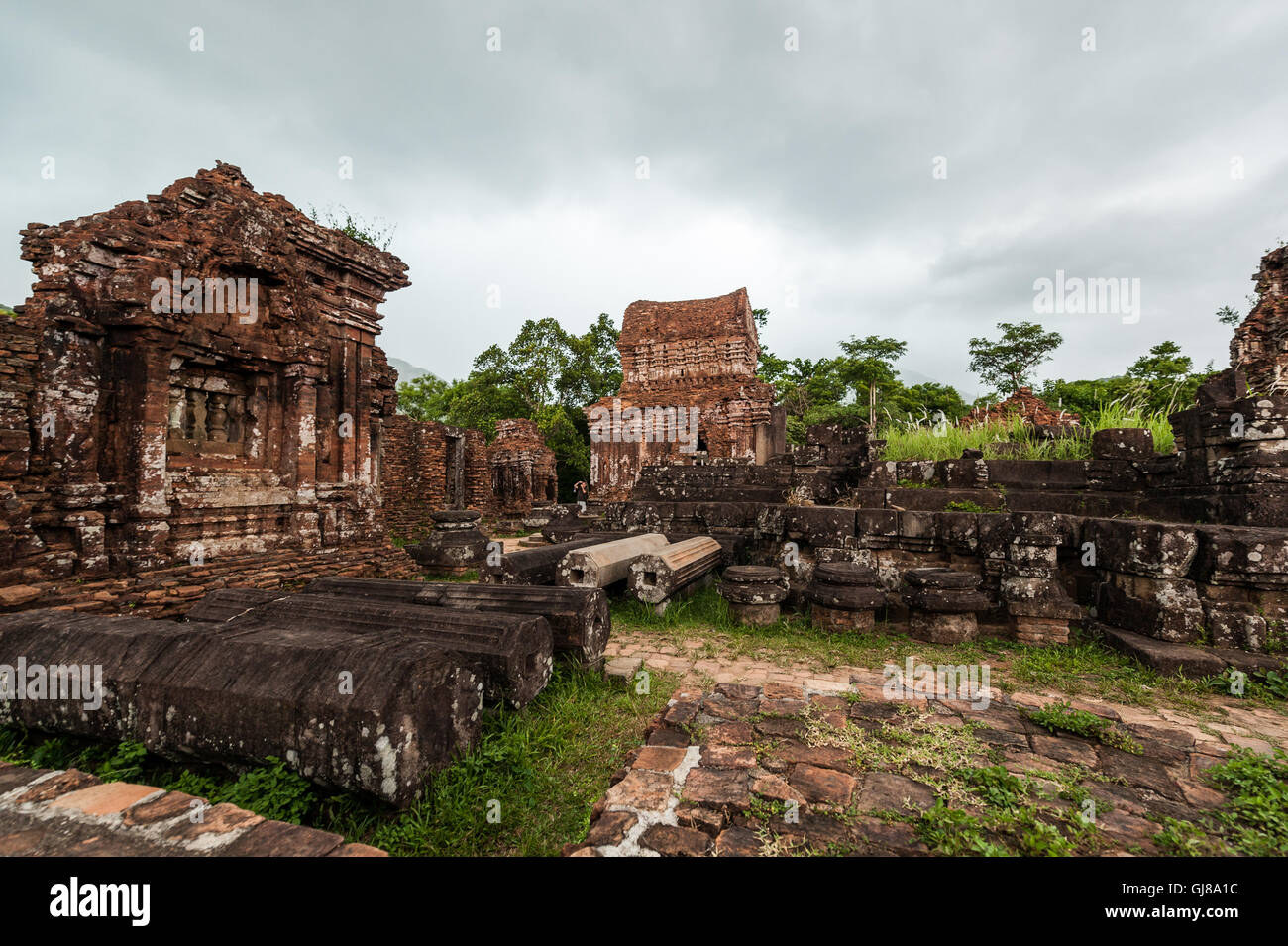 The ancient cham temple site in vietnam hi-res stock photography and ...