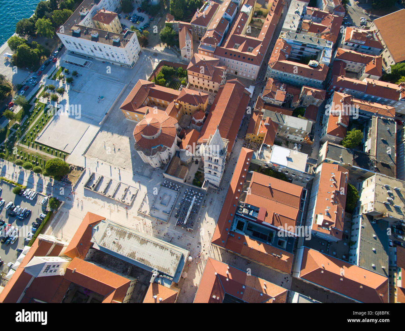 Aerial Flight Zadar Croatia High Resolution Stock Photography and ...