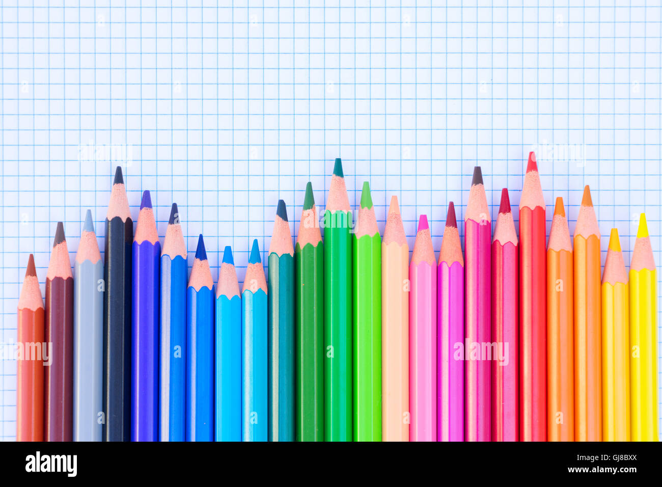 Back to school pencils Stock Photo - Alamy