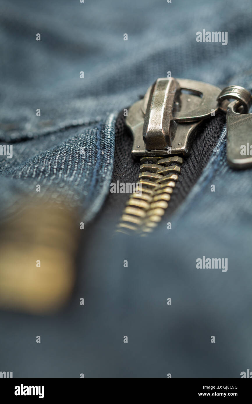 Metallic zip hi-res stock photography and images - Alamy
