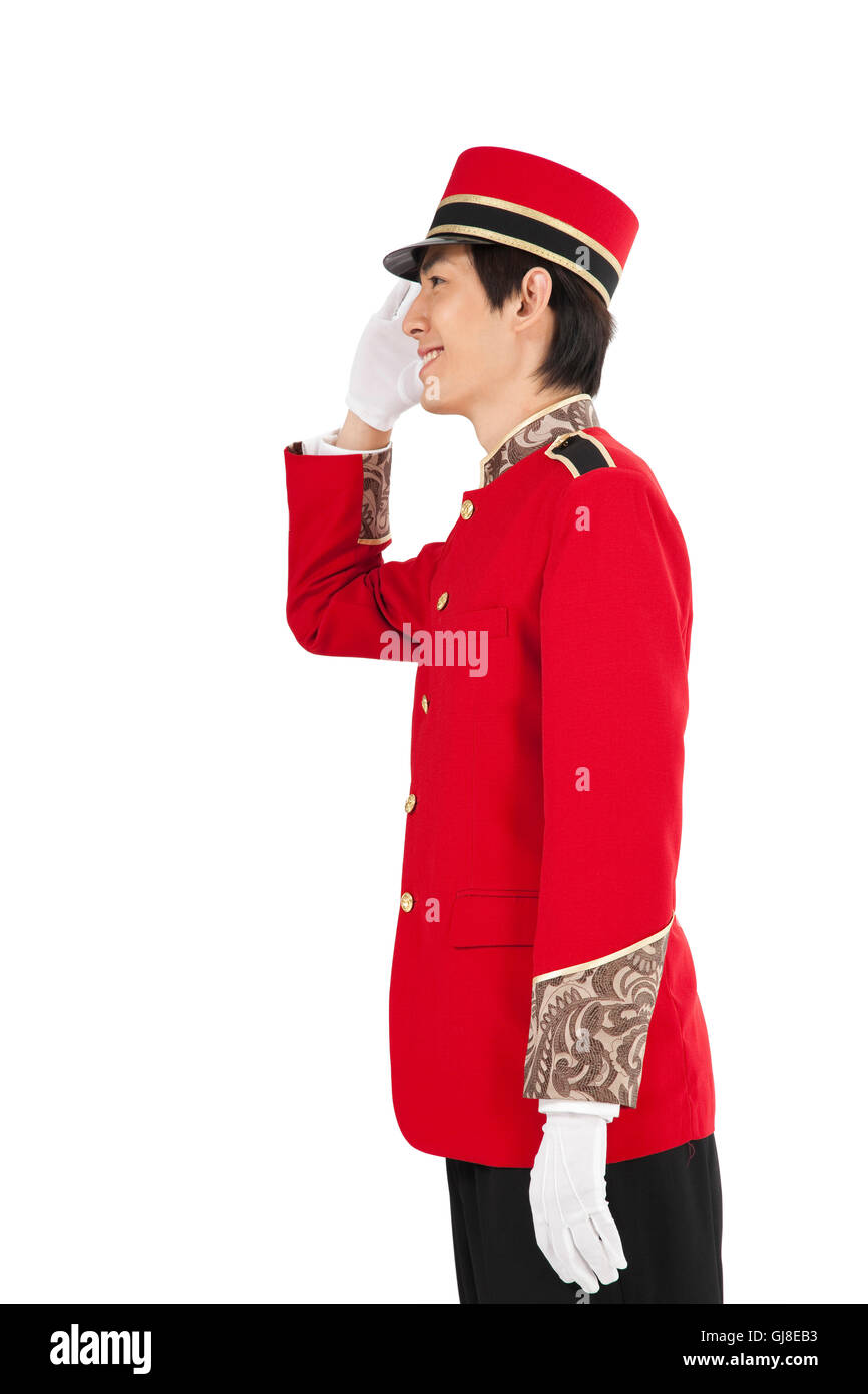 Chinese doorman hi-res stock photography and images - Alamy