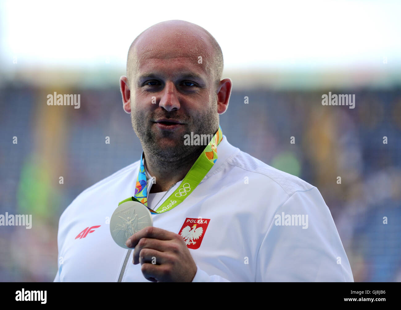 Rio de Janeiro, Brazil. 13th Aug, 2016. Silver medalist Piotr ...