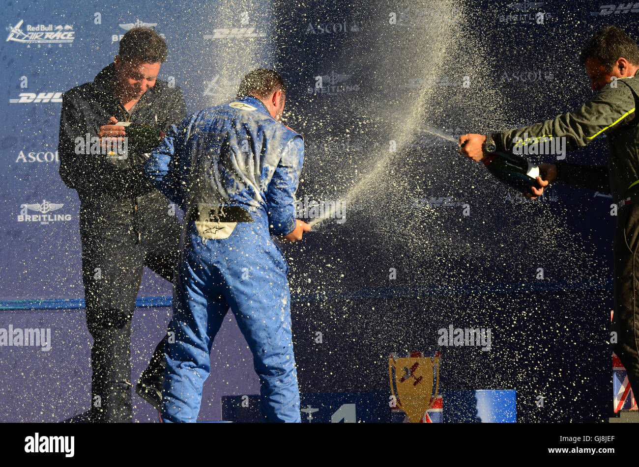 Red bull racing spraying champagne hi-res stock photography and images ...