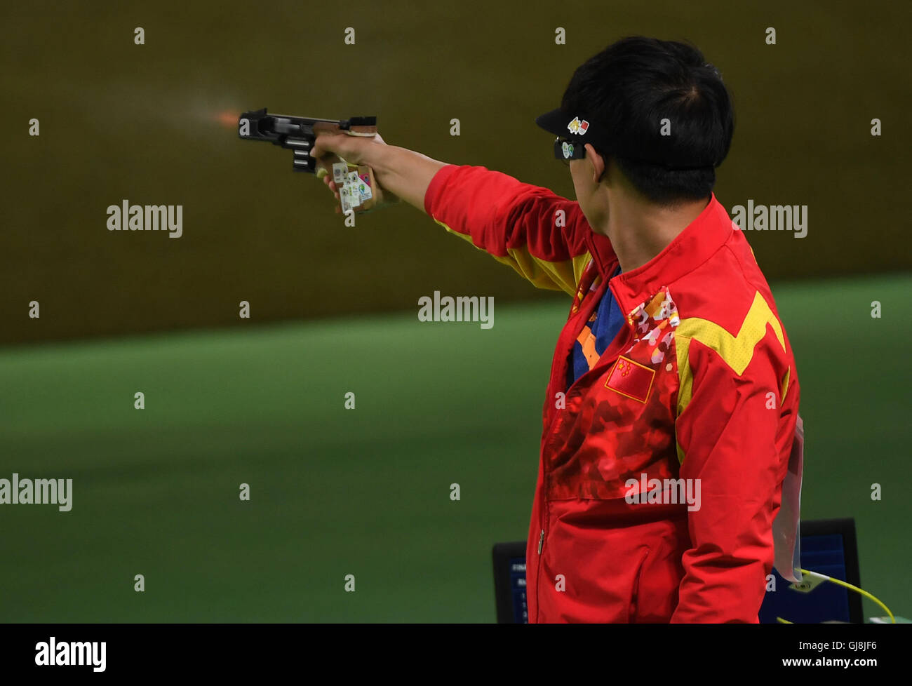 Rio De Janeiro, Brazil. 13th Aug, 2016. China's Li Yuehong competes ...