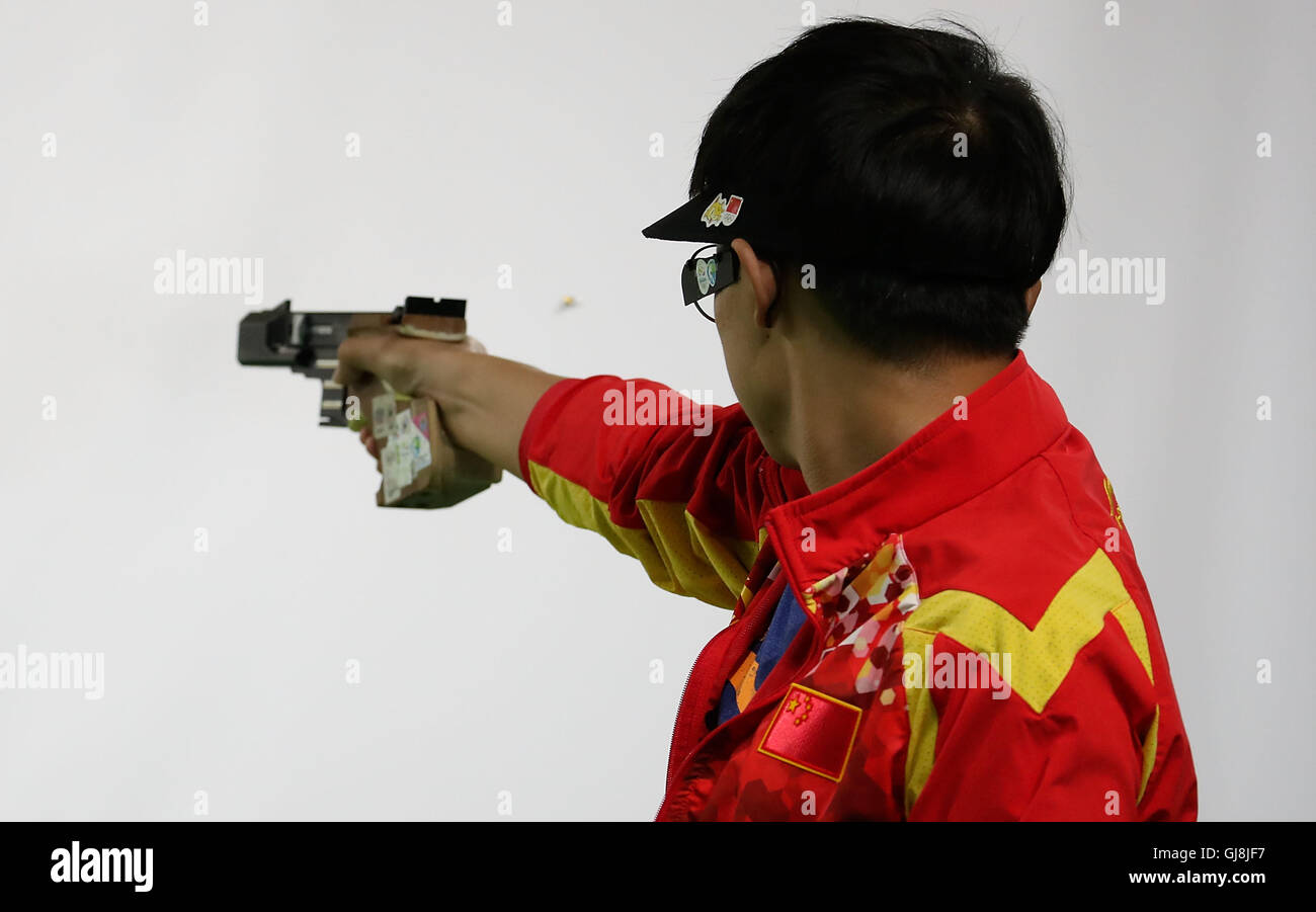 Rio De Janeiro, Brazil. 13th Aug, 2016. China's Li Yuehong competes ...