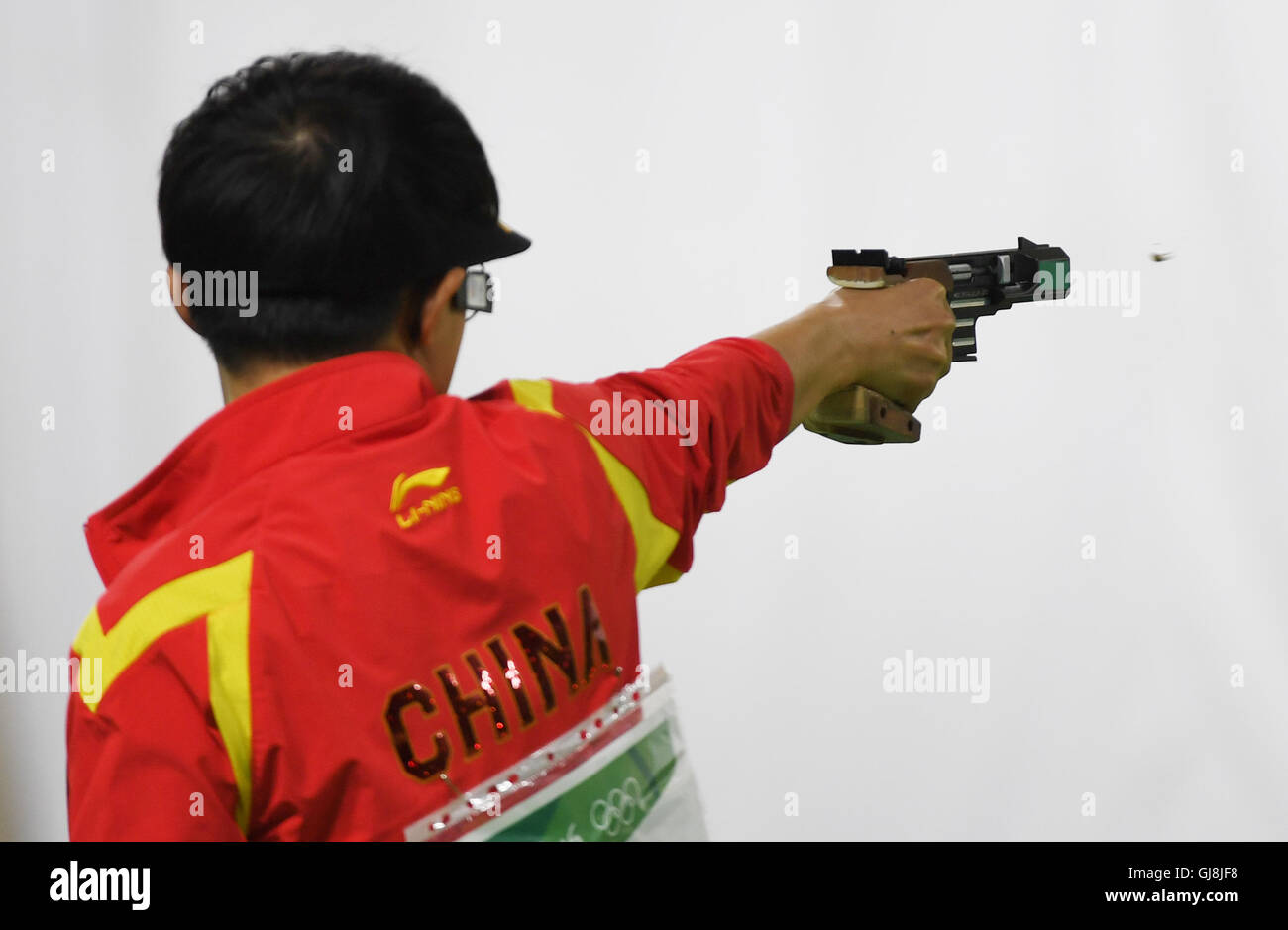 Rio De Janeiro, Brazil. 13th Aug, 2016. China's Li Yuehong competes ...