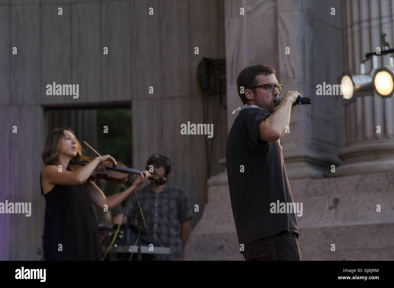 Denver, Colorado, USA. 12th Aug, 2016. On Friday, August 12, local band ...