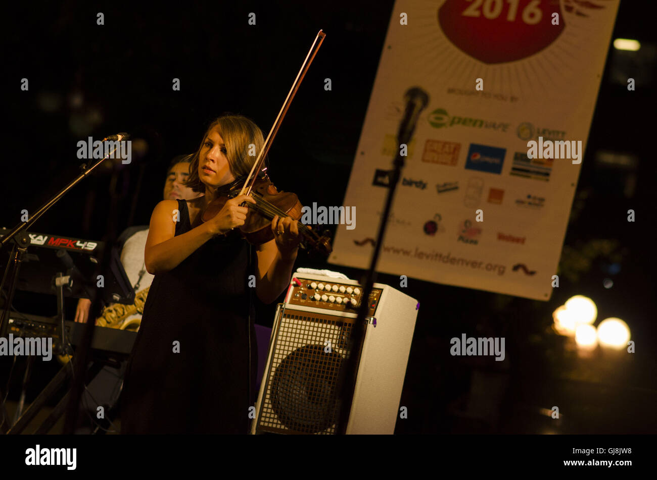 Denver, Colorado, USA. 12th Aug, 2016. MACKENZIE GAULT plays the ...