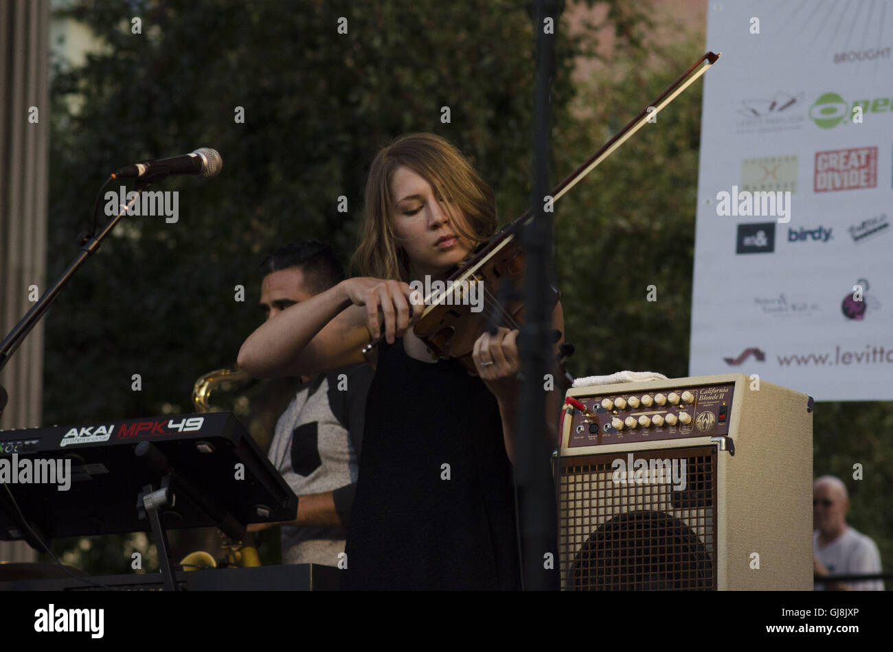 Denver, Colorado, USA. 12th Aug, 2016. MACKENZIE GAULT performs. On ...