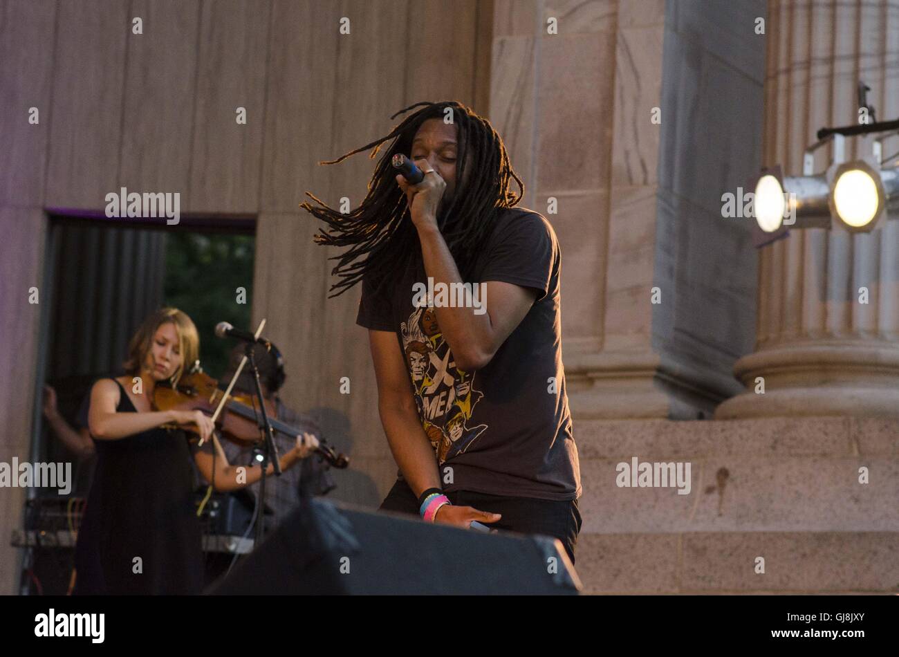 Denver, Colorado, USA. 12th Aug, 2016. STEPHEN ''BRER RABBIT'' BRACKETT ...