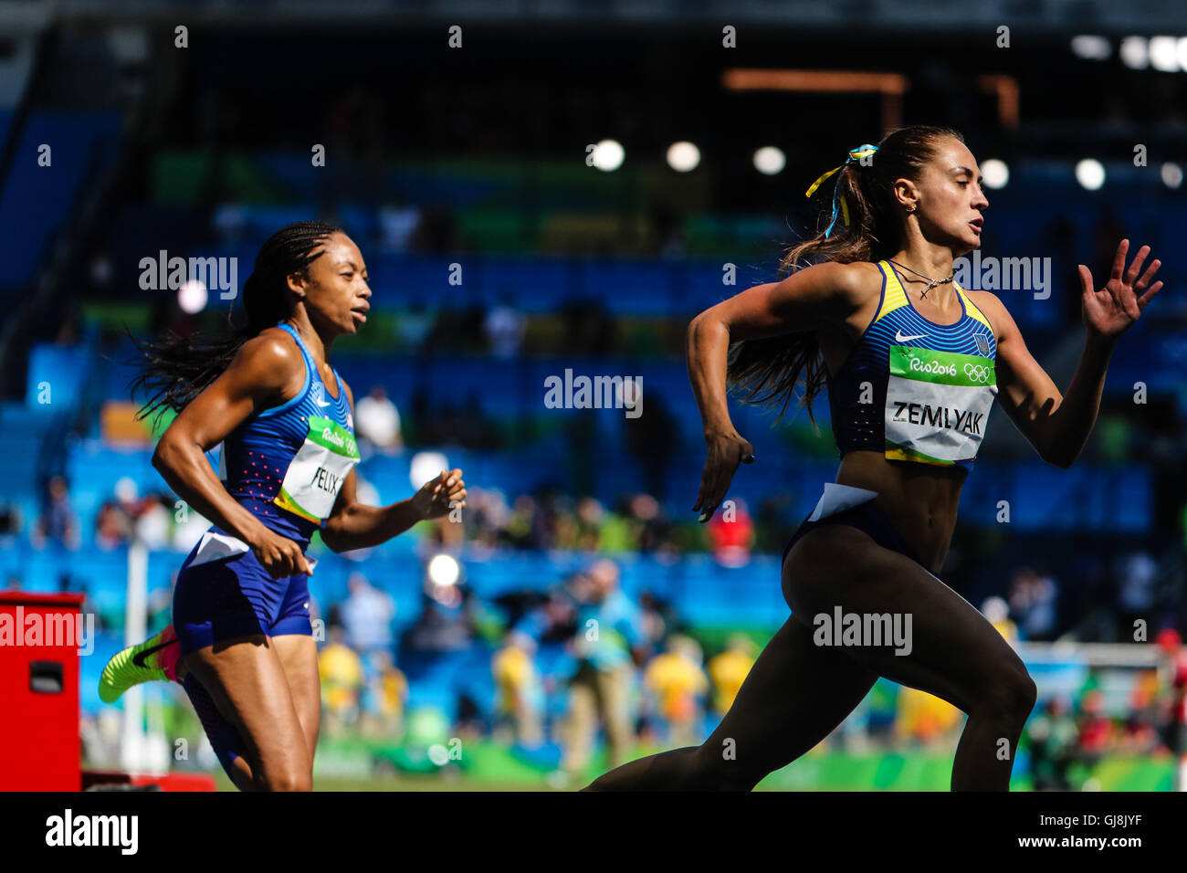 Rio olympics allyson felix hi-res stock photography and images - Alamy