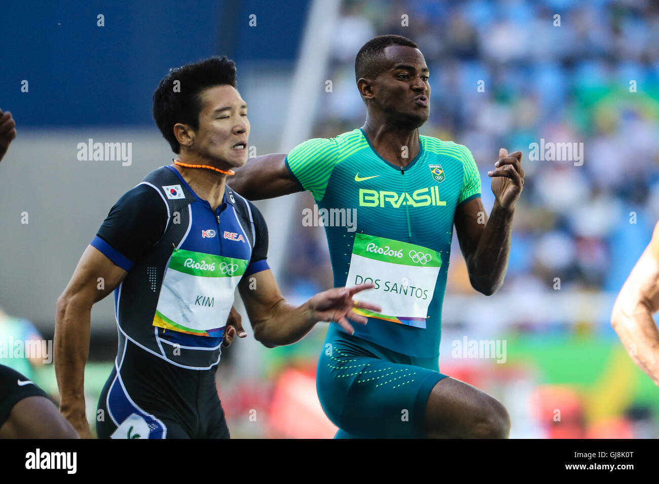 RIO DE JANEIRO, RJ - 13.08.2016: ATHLETICS RIO 2016 OLYMPICS - Higor Silva (BRA) in the first ...