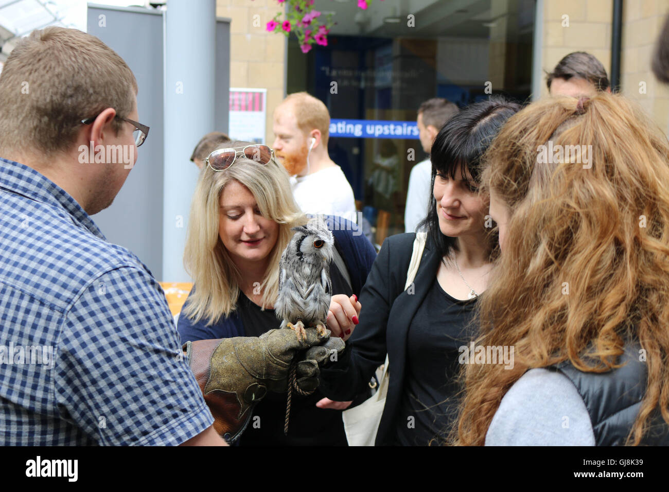 Lancaster, UK. 13th Aug, 2016. Market gate Shopping Centre, Lancaster ...