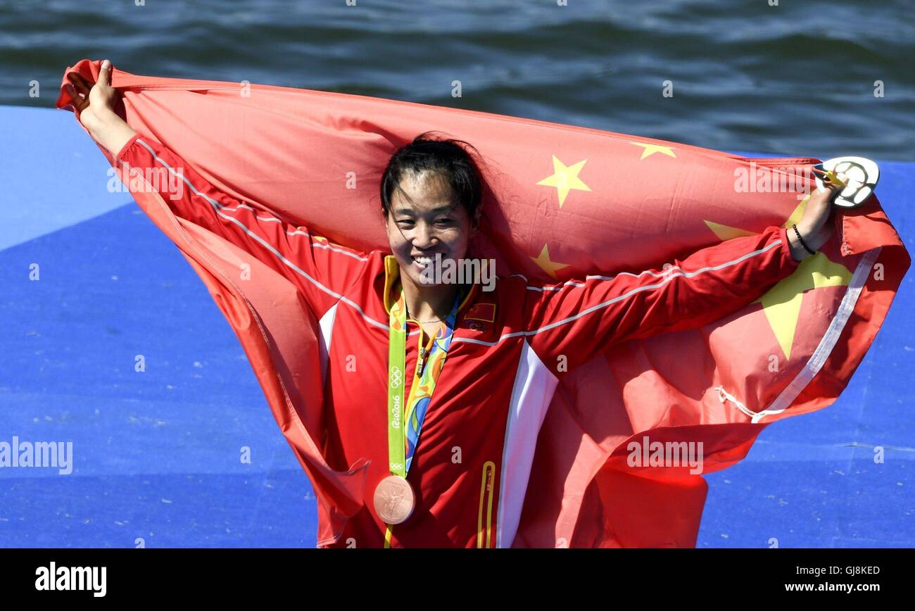 Rio De Janeiro, Brazil. 13th Aug, 2016. China's Duan Jingli attends the ...