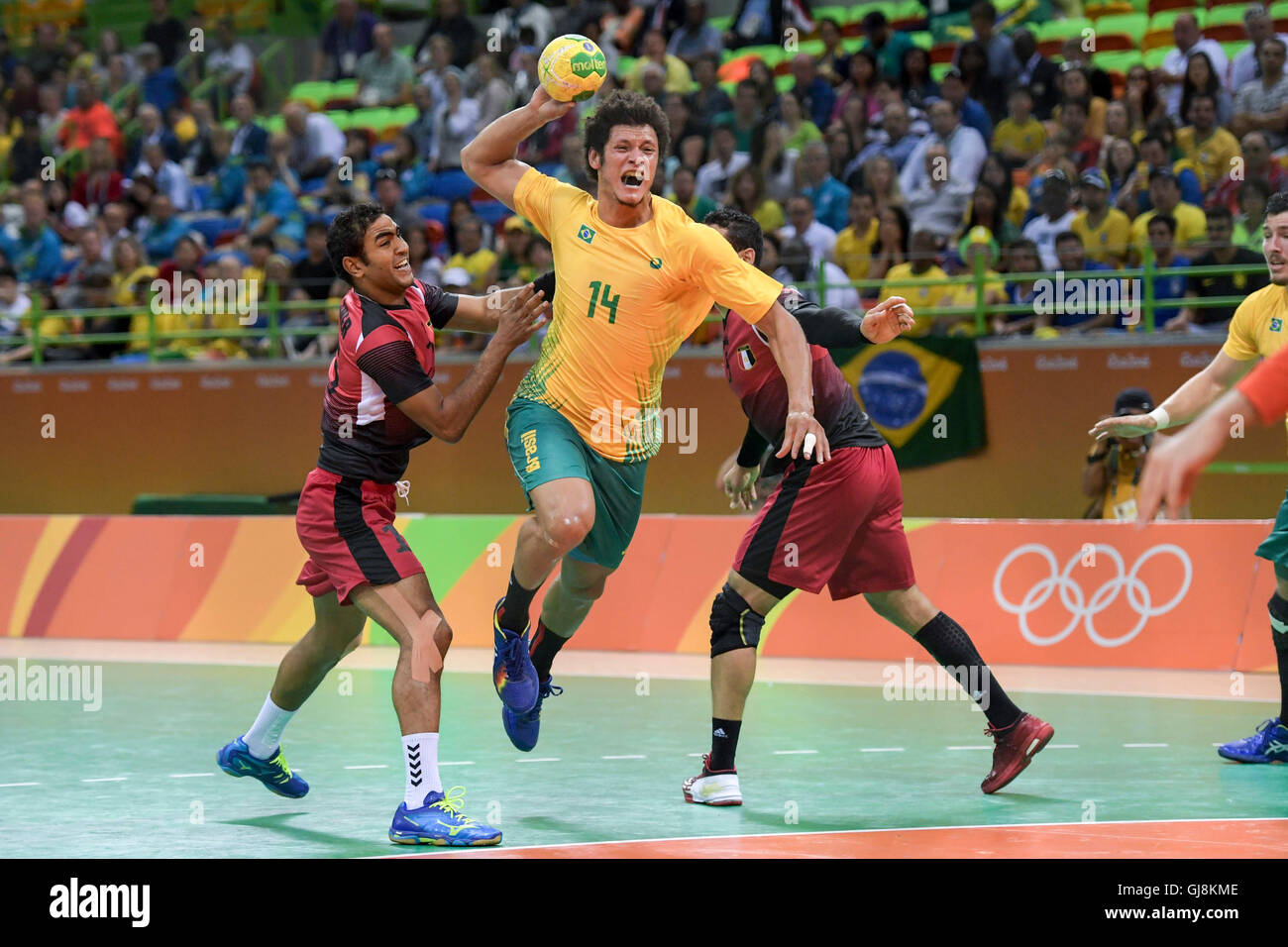 Rio de Janeiro, Brazil. 13th Aug, 2016. OLYMPICS 2016 HANDBALL - dos ...