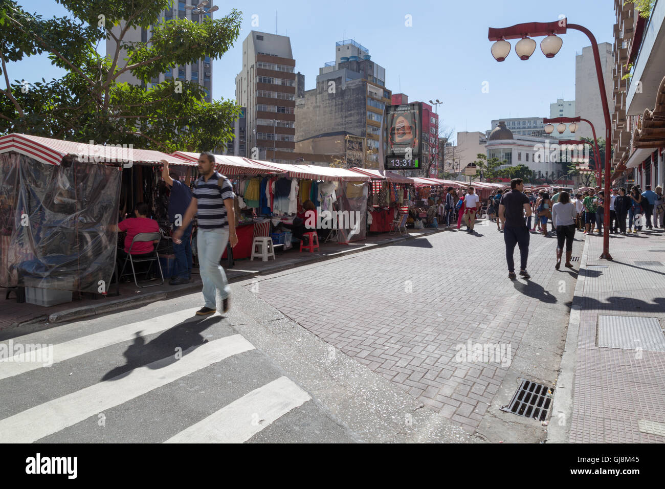 Sao Paulo, Brazil. 13th August, 2016. Local neighbourhoods. People ...
