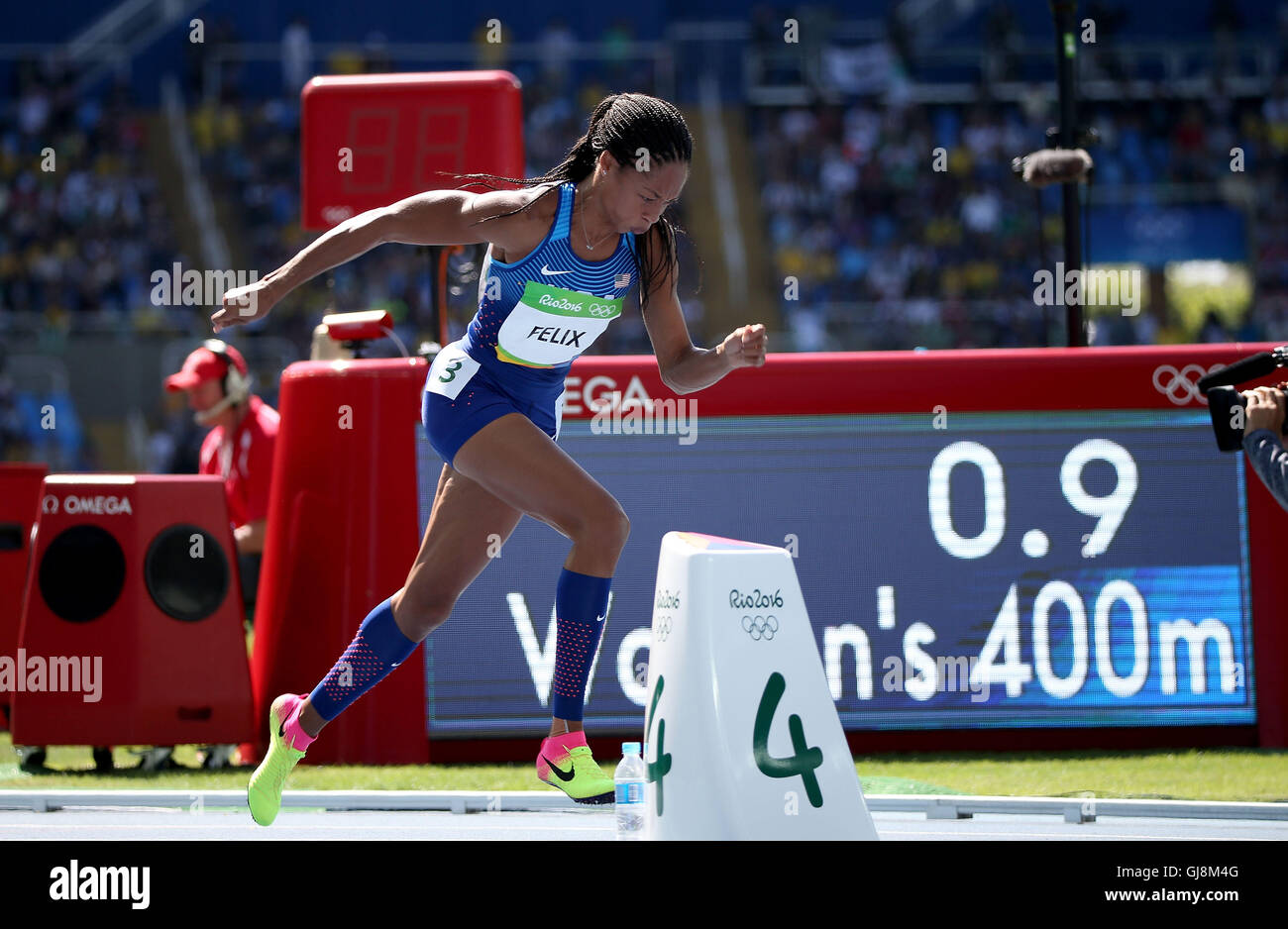 Allyson felix rio hi-res stock photography and images - Alamy