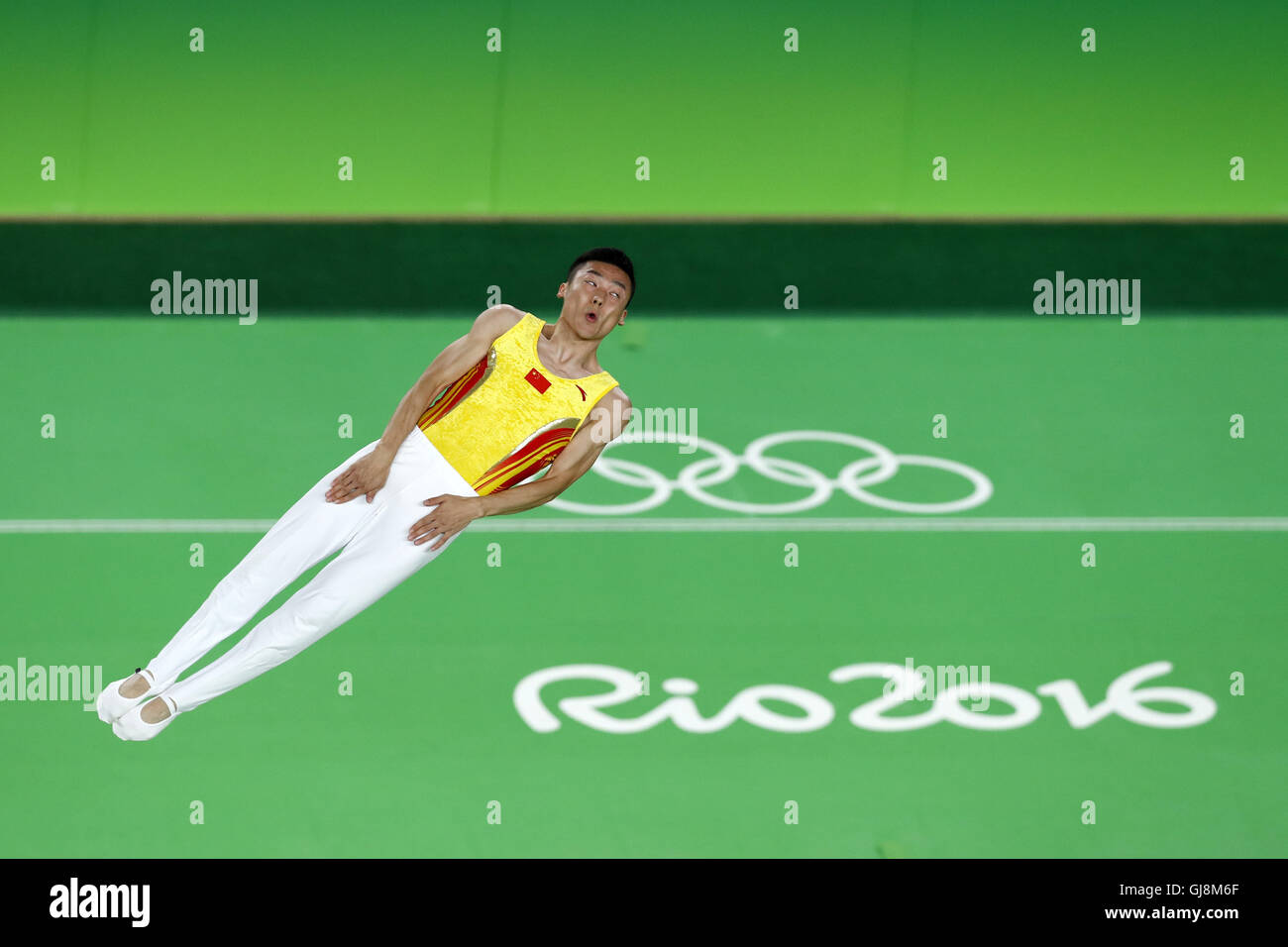 Rio De Janeiro, Brazil. 13th Aug, 2016. China's Dong Dong competes ...