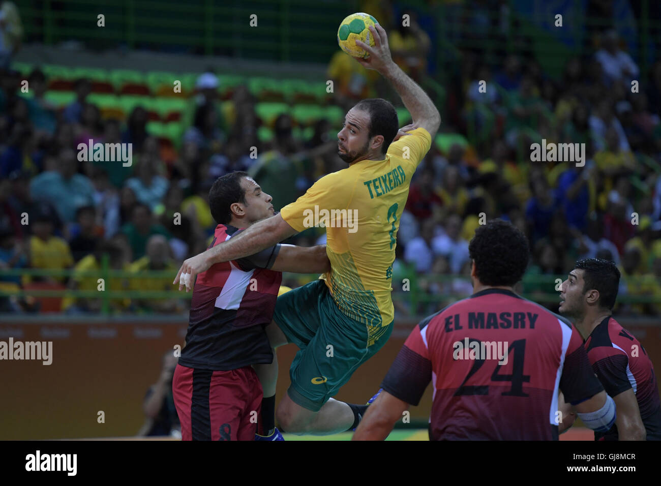 Rio de Janeiro, Brazil. 13th Aug, 2016. OLYMPICS 2016 HANDBALL ...