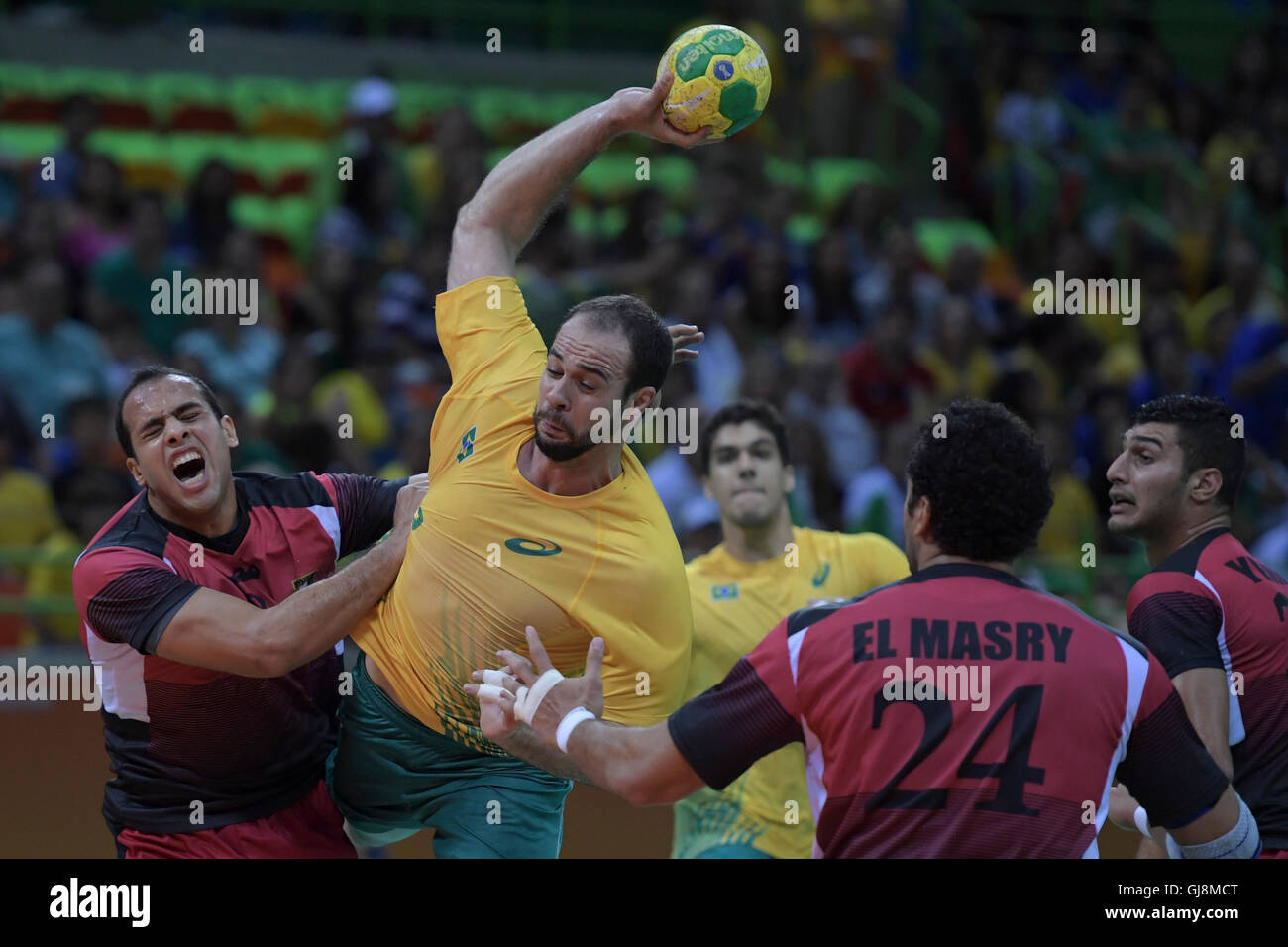 Rio de Janeiro, Brazil. 13th Aug, 2016. OLYMPICS 2016 HANDBALL ...