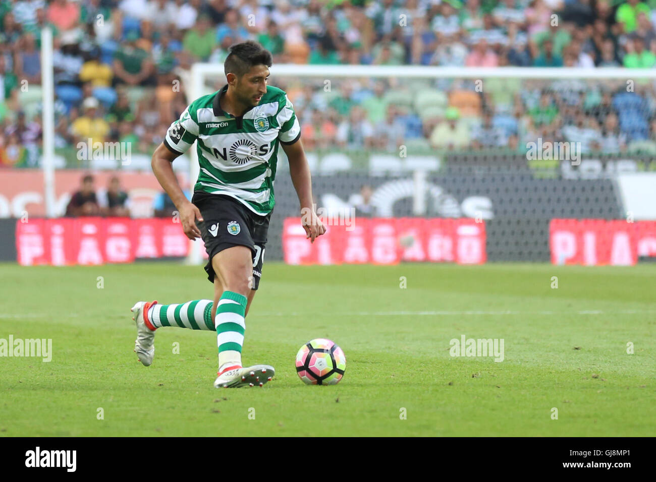 Lisbon, Portugal. 13th Aug, 2016. Sporting«s forward Alan Ruiz (99 ...