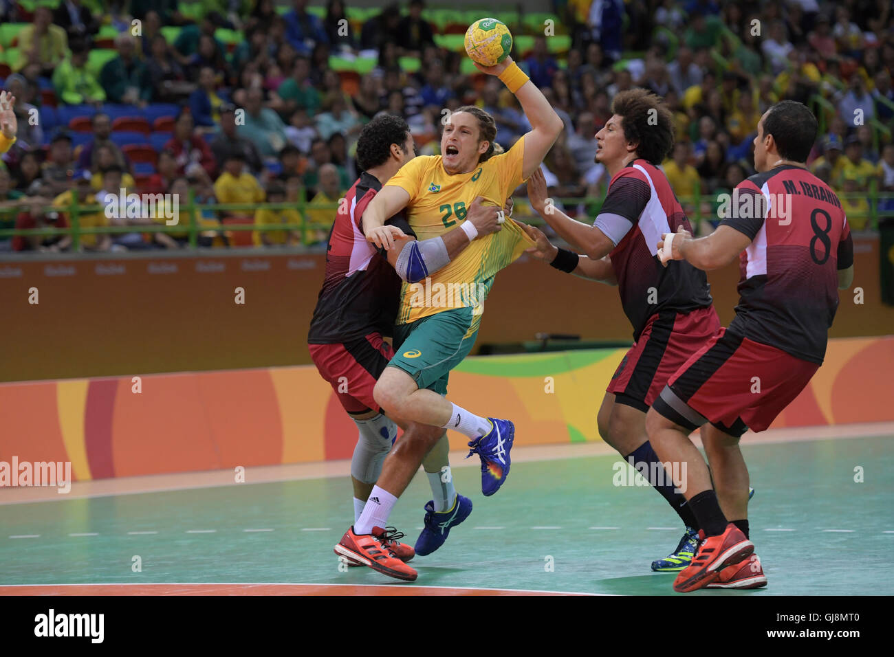 Rio de Janeiro, Brazil. 13th Aug, 2016. OLYMPICS 2016 HANDBALL ...