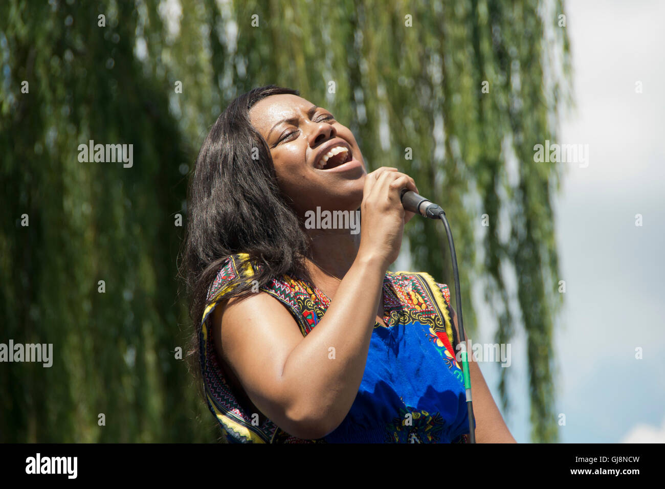 Washington DC, August 13, 2016--Sasha Allen, a runner up on the TV show ...