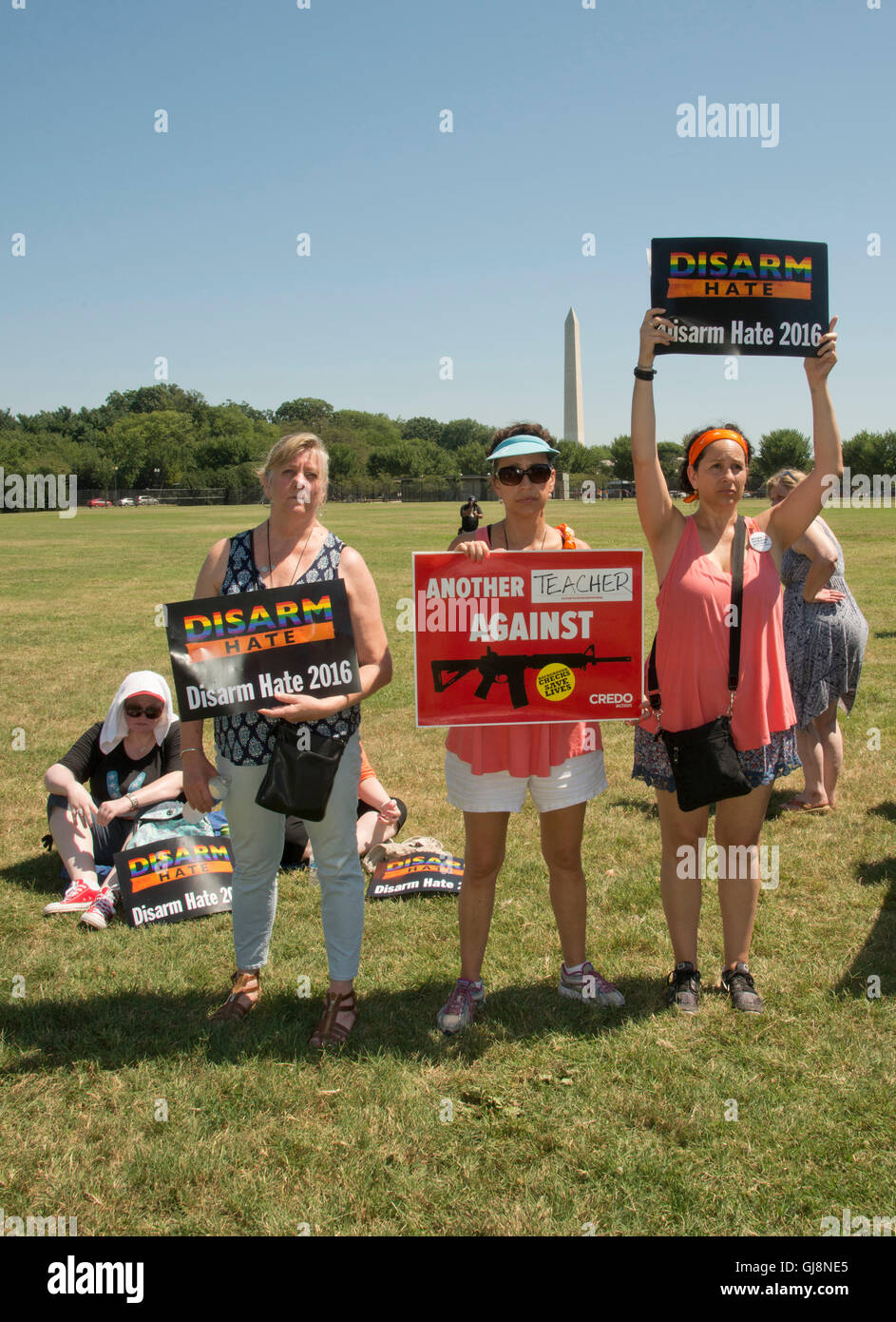 Washington DC, August 13, 2016-From left to right Paula Rankin, Caron ...