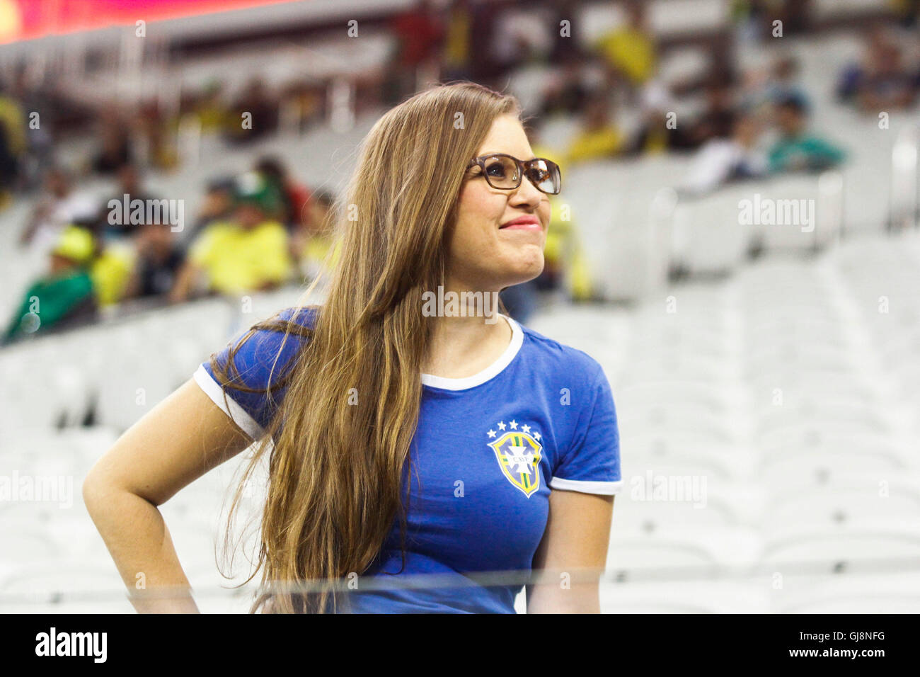 Sao Paulo, Brazil. 13th Aug, 2016. OLIMPÍADA RIO 2016 FUTEBOL SP - Fans ...