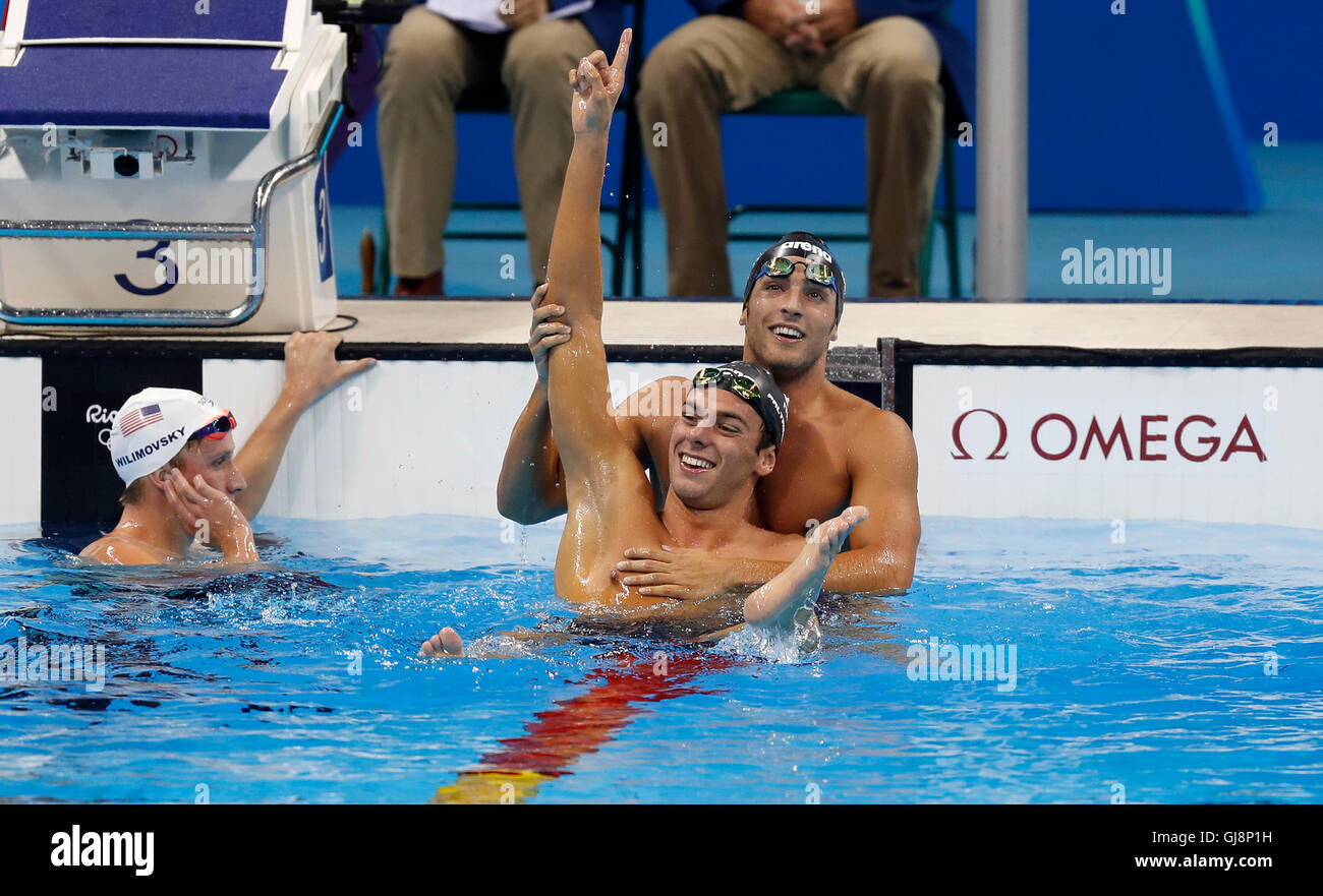 Rio de Janeiro, Brazil. 13th Aug, 2016. 2016 SWIMMING OLYMPICS ...