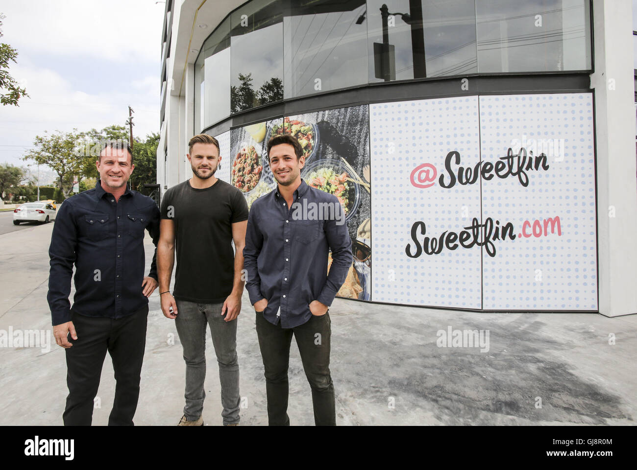 Los Angeles, California, USA. 5th July, 2016. From left to right, Alan ...