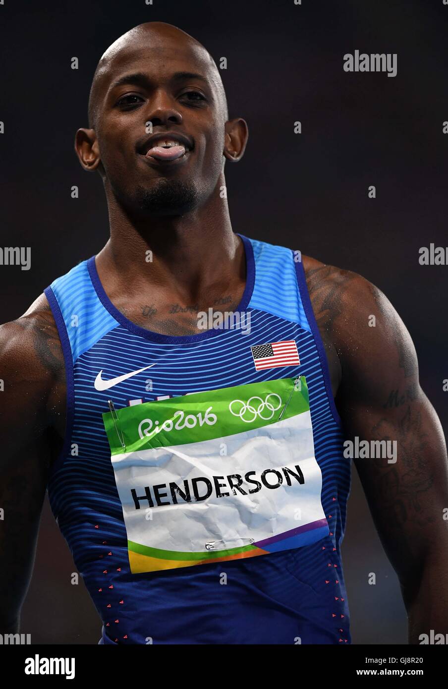 Rio De Janeiro, Brazil. 13th Aug, 2016. Jeff Henderson of the United ...