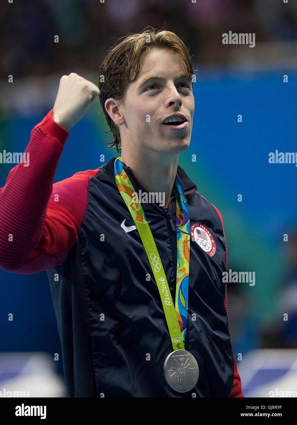 Rio de Janeiro, RJ, Brazil. 13th Aug, 2016. OLYMPICS SWIMMING: Silver ...
