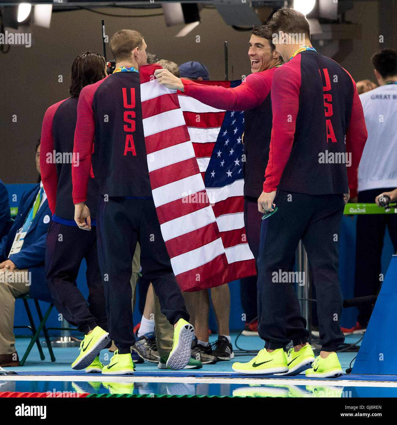 Michael phelps olympic medals 2016 hi-res stock photography and images ...