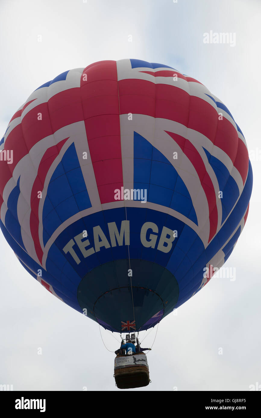 Bristol, UK. 14th Aug, 2016. Team GB gets lift off during the Bristol ...