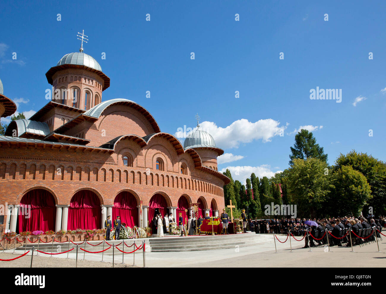 Bucharest, Romania. 13th Aug, 2016. Members of Royal Families take part ...