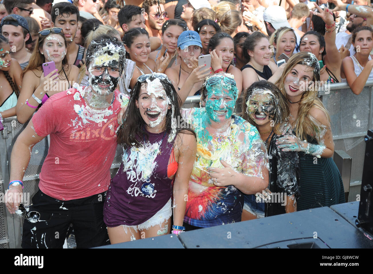 Miami Beach, Florida, USA. 13th August, 2016. Fans Pictured as Steve ...