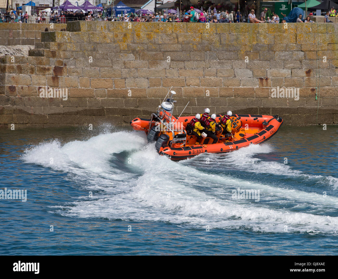 Porthleven Lifeboat Day 2016 Stock Photo - Alamy