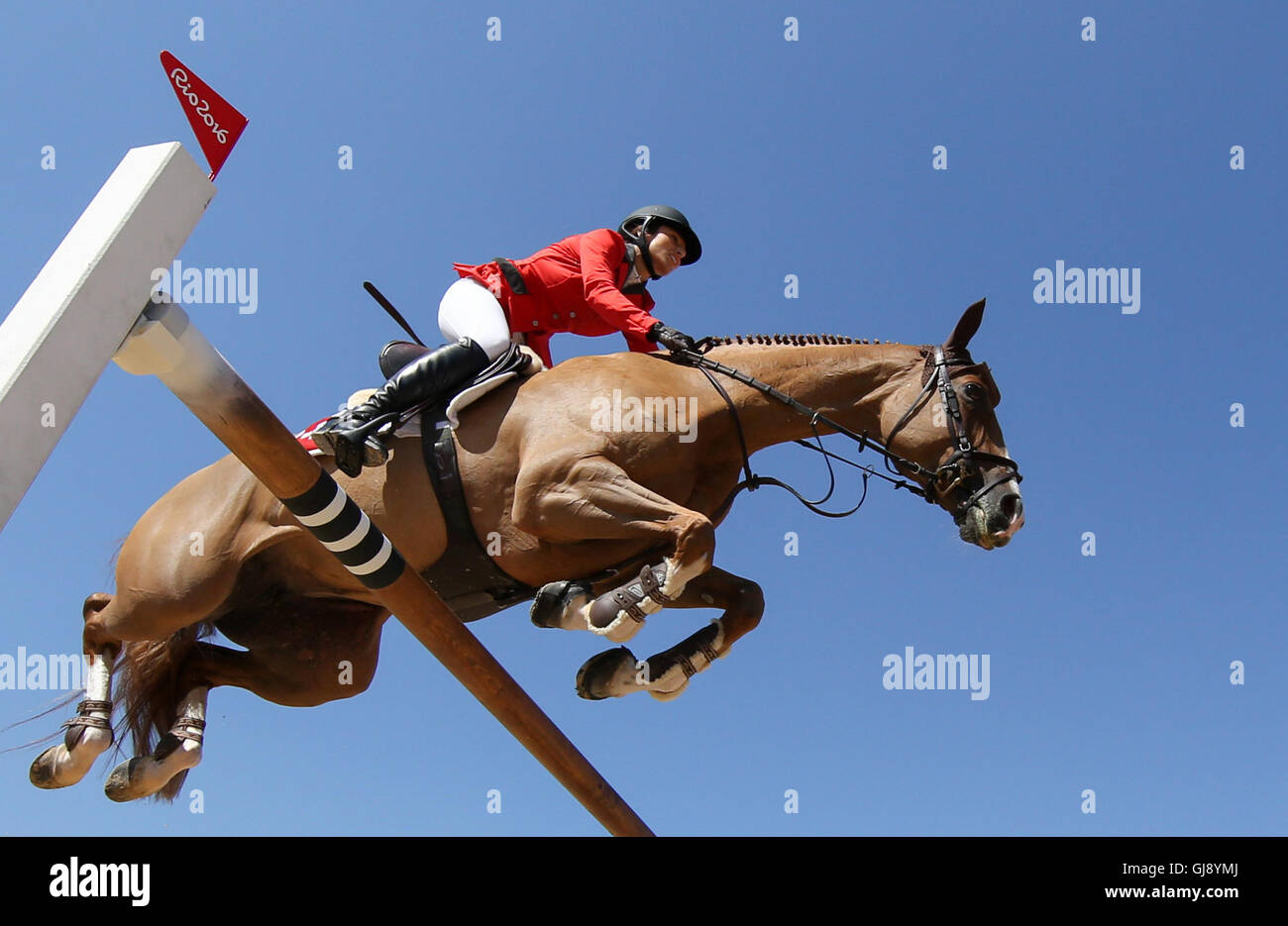 Rio de Janeiro, Brazil. 14th Aug, 2016. Janika Sprunger of Switzerland ...