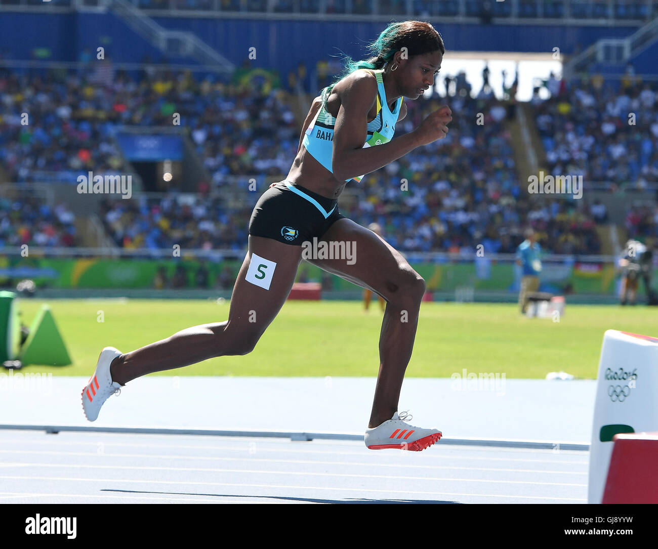 RIO DE JANEIRO, BRAZIL - AUGUST 13: Shaunae Miller of Bahamas at the ...