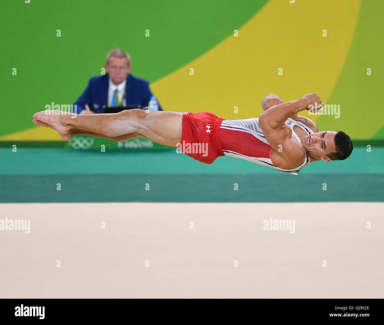 Rio de Janeiro, Brazil. 14th Aug, 2016. Jacob Dalton of USA competes in ...