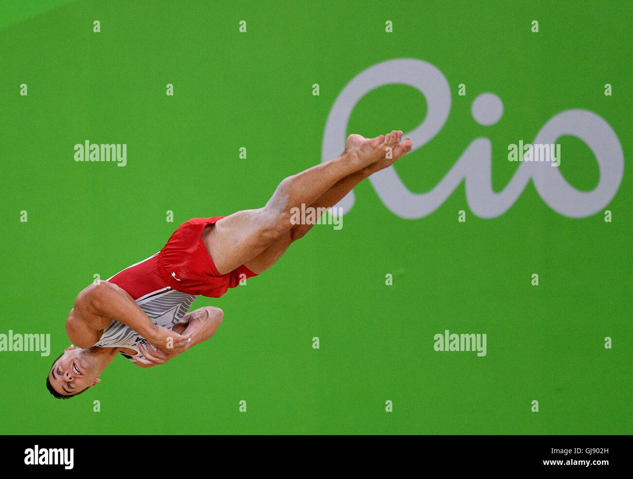 Rio de Janeiro, Brazil. 14th Aug, 2016. Jacob Dalton of USA competes in ...