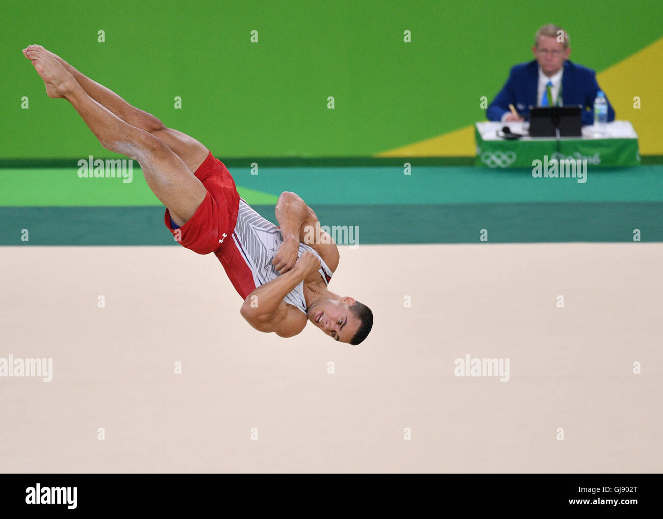 Rio de Janeiro, Brazil. 14th Aug, 2016. Jacob Dalton of USA competes in ...