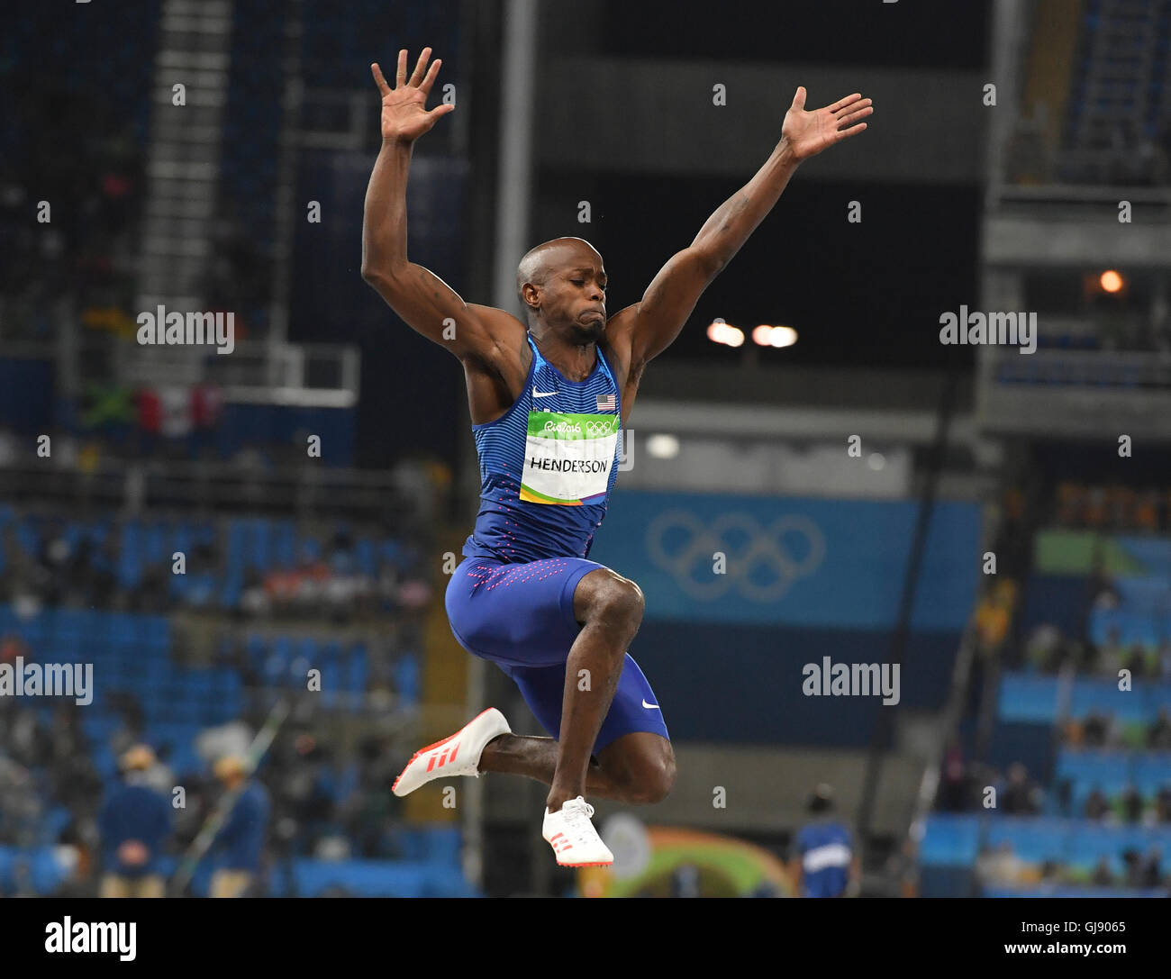 RIO DE JANEIRO, BRAZIL - AUGUST 13: Jeff Henderson of the USA wins the ...