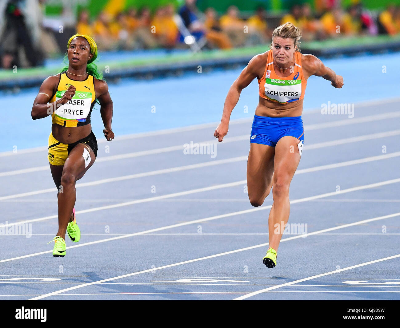 Shelley ann fraser pryce rio olympics hi-res stock photography and ...
